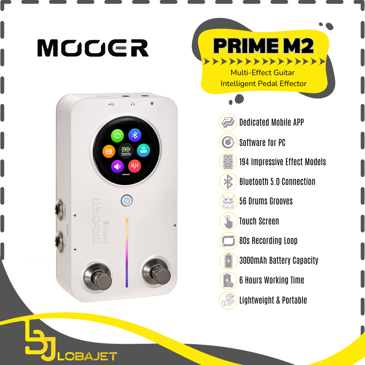 Jual MOOER PRIME M2 - Multi-Effect Guitar Intelligent Pedal