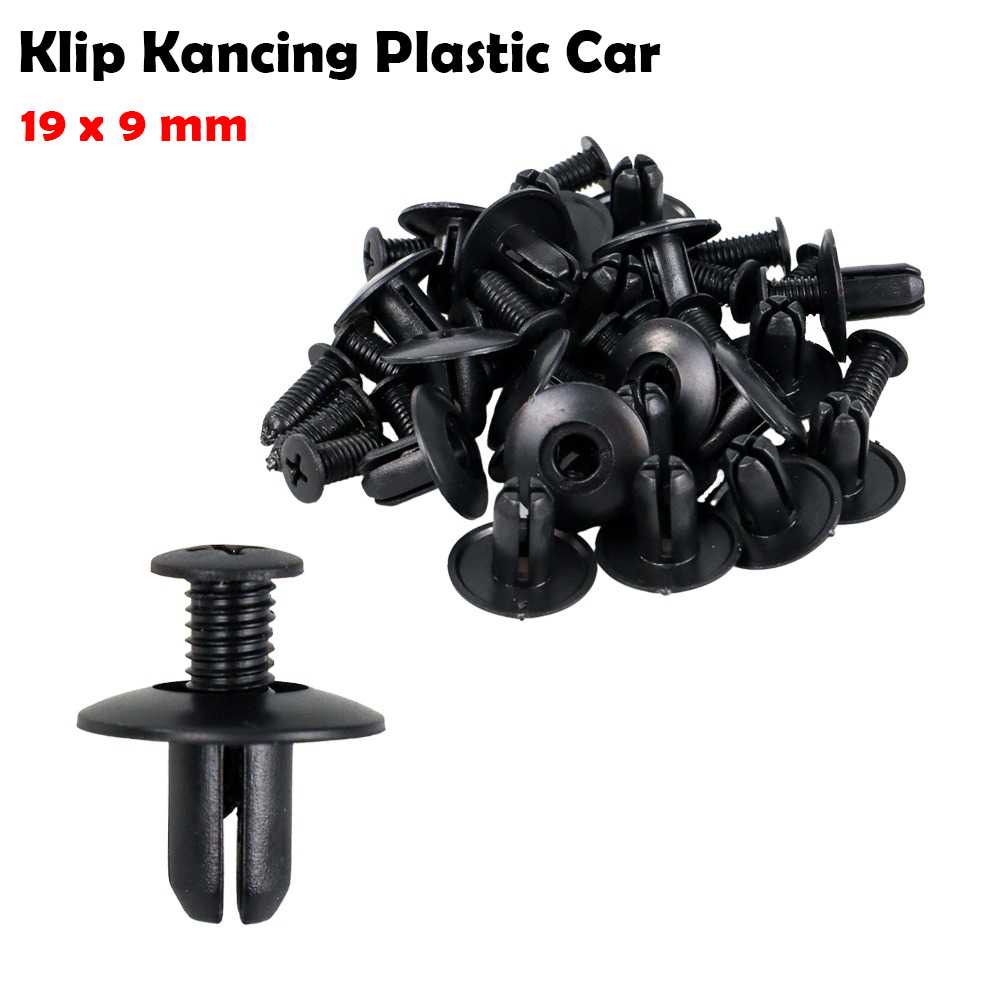 Jual OTOHEROES Klip Kancing Plastic Car Buckle Rivet 19x9mm 20