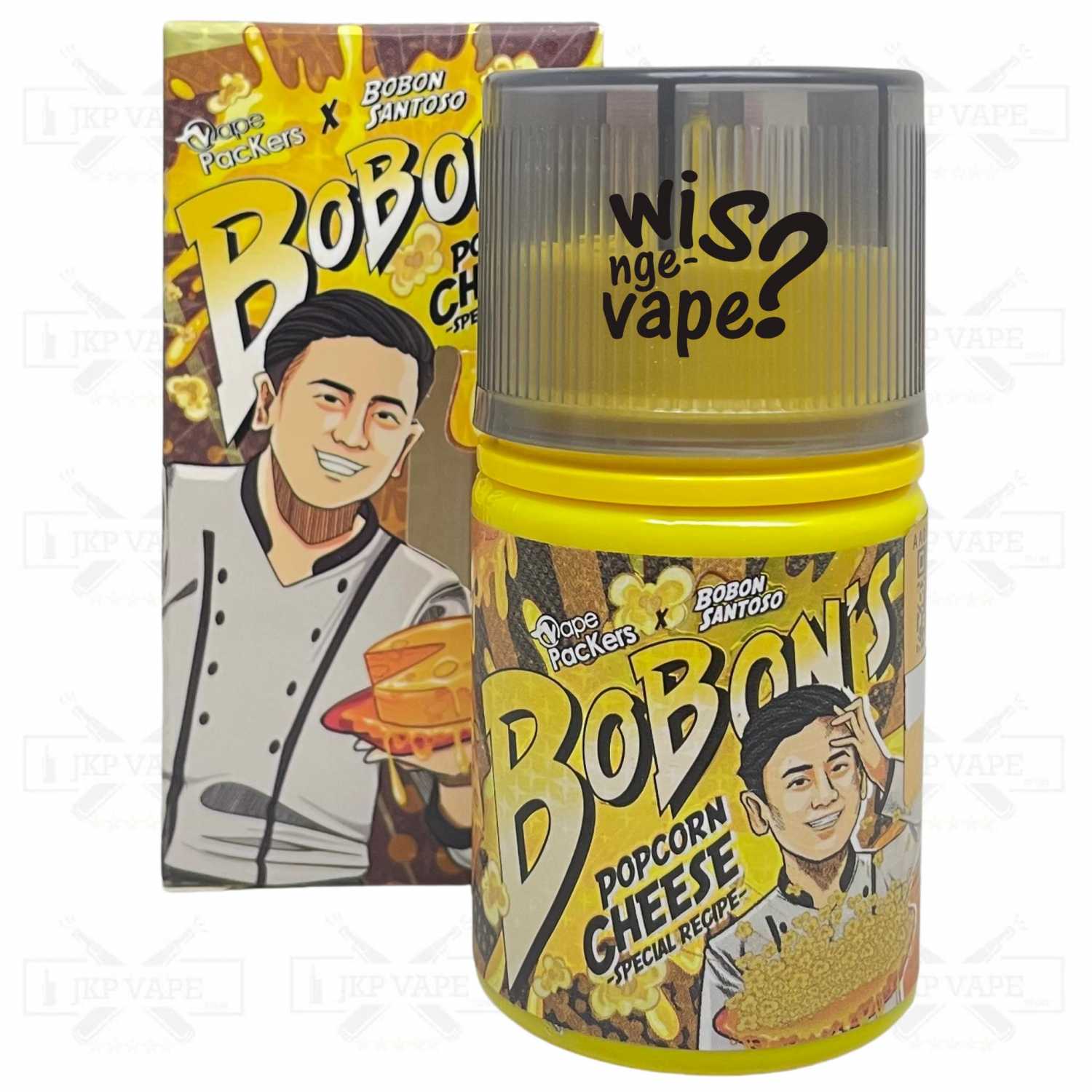 Jual Bobon's Popcorn Cheese 60ml - Bobon Liquid by VapePackers