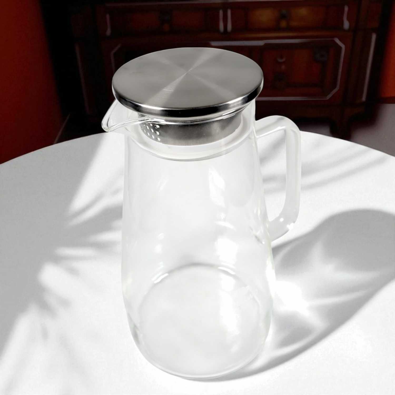 Jual One Two Cups Teko Pitcher Kaca Tahan Panas Api Water Jug