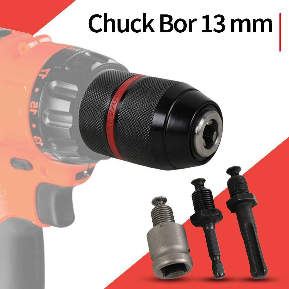 Jual SANOU Chuck Bor 13mm Ratchet Adapter Three Connecting Rod