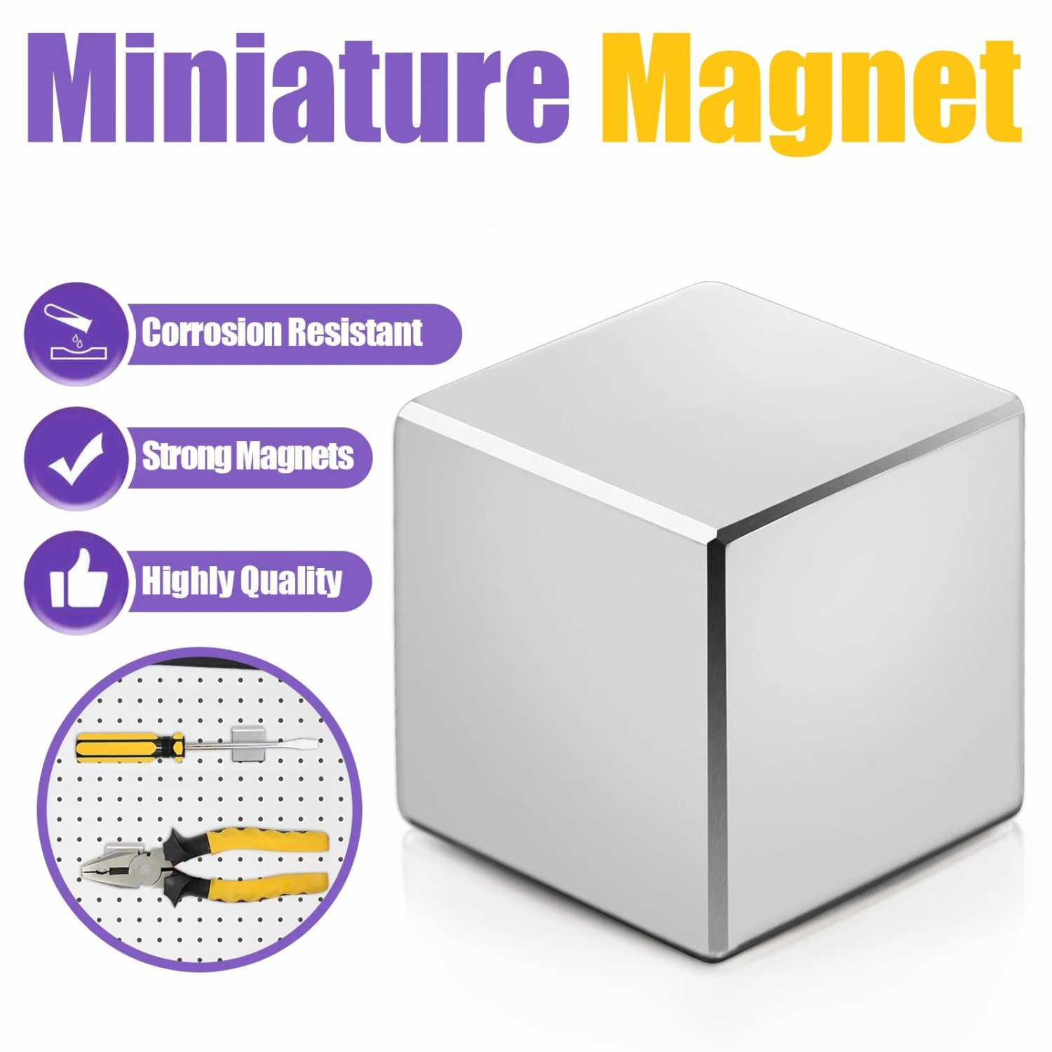 Jual MOGNOT Magnet Kuat Neodymium Fridge Whiteboard 10mm 20 PCS