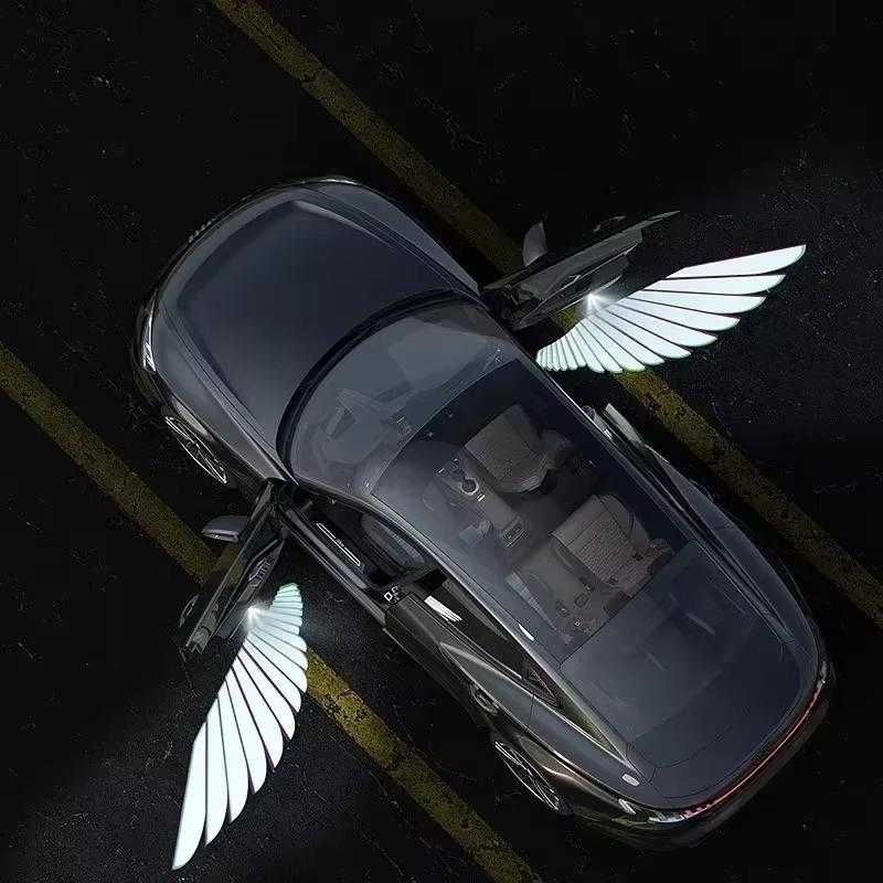 Jual Lampu LED Stiker Tempel Sorot Proyektor Car Welcome Light