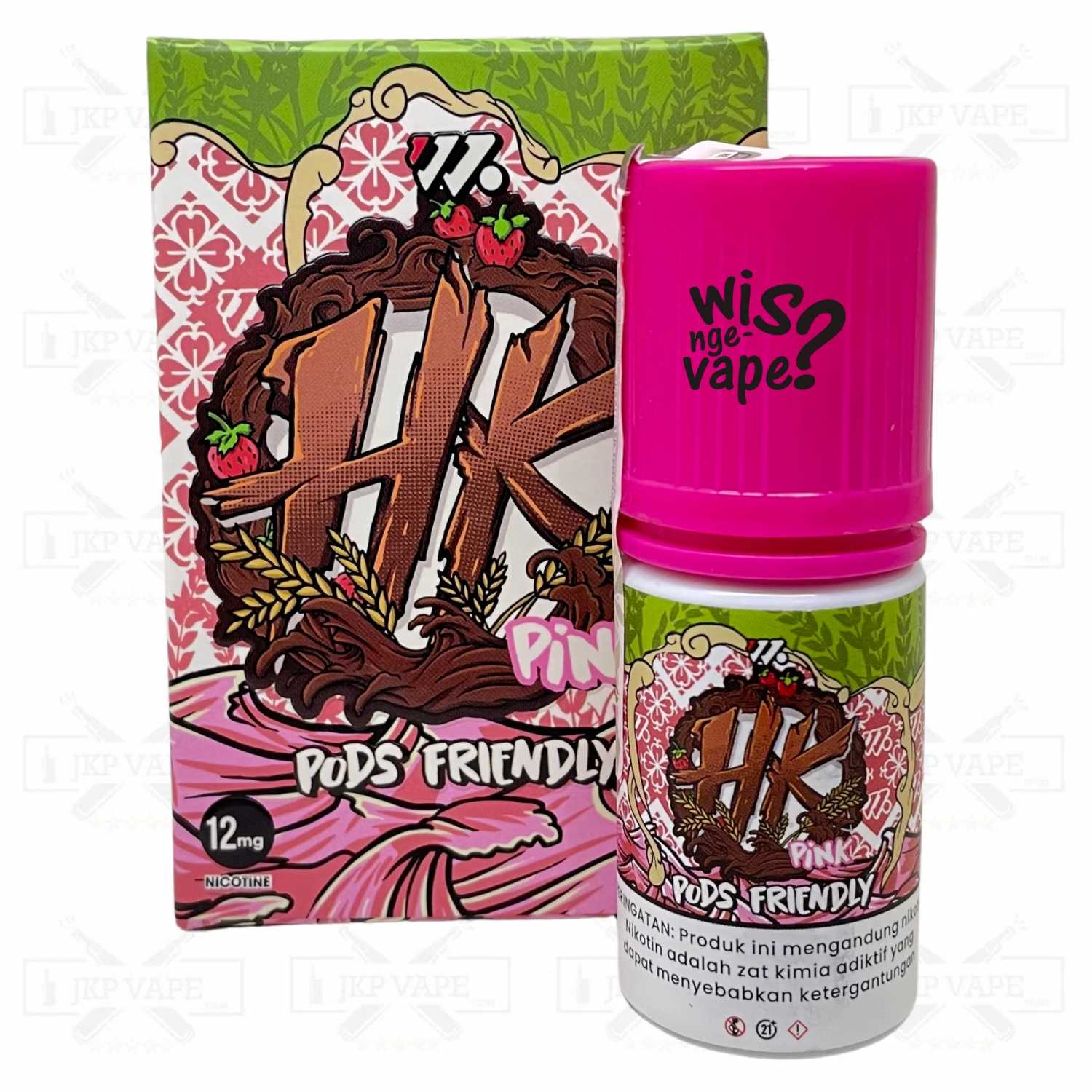 Jual HK Pods Friendly 30ml 12mg - Happi Krunch Liquid by Wise