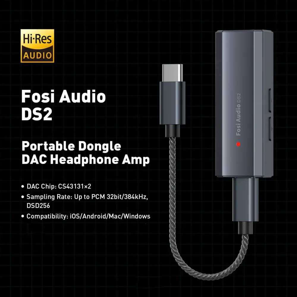 Jual Fosi Audio Mini USB DAC Amplifier Headphone Output Splitter