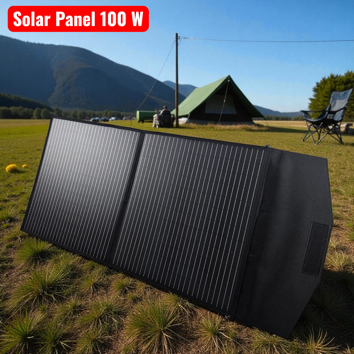 Jual ALLPOWER Panel Surya Solar Foldable Monocrystalline 2 Fold
