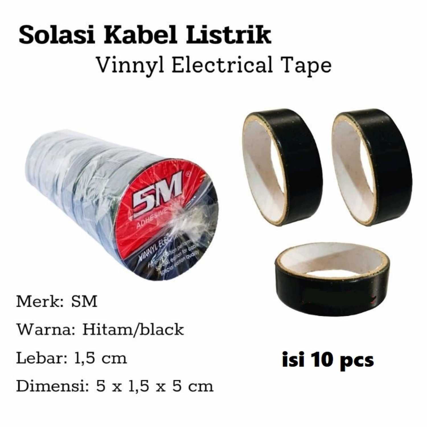 Jual Isolasi Kabel listrik hitam kecil Penglengkapan elektrik