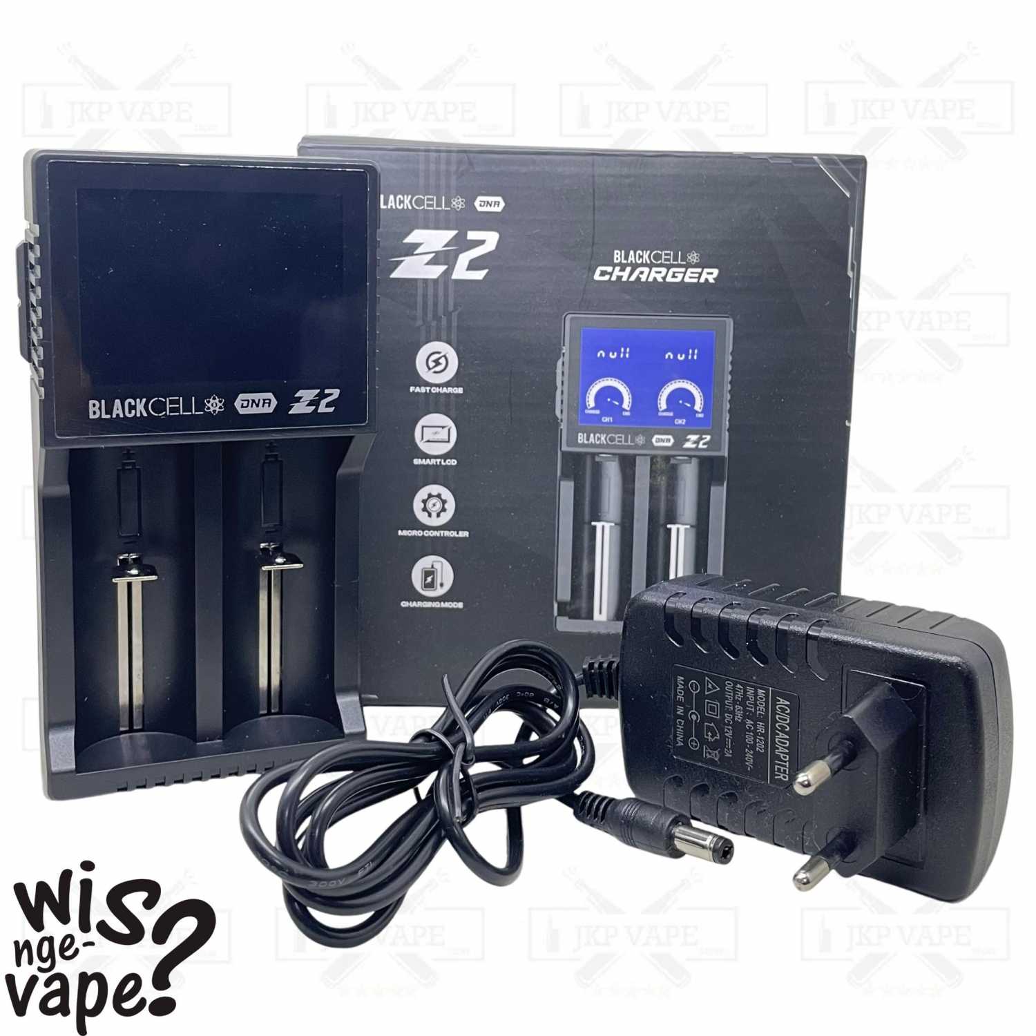 Jual Charger Blackcell DNA Z2 - Charger Battery Vape 2 Slot