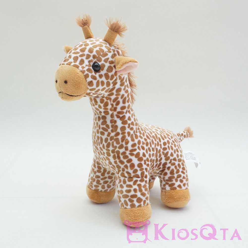 Jual boneka jerapah cute giraffe coklat muda small NOV | Jakmall.com