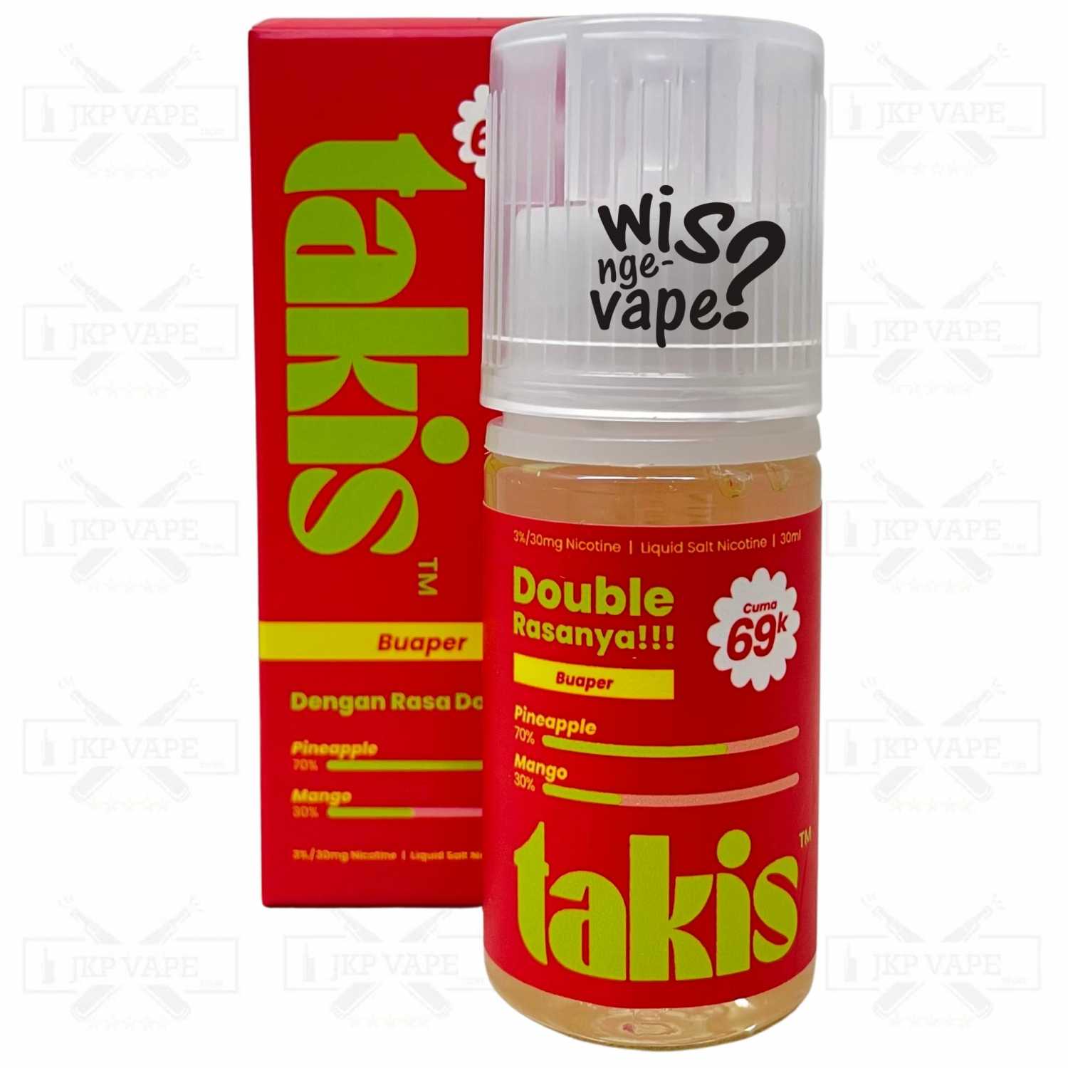 Jual Takis Salt 30ml - Saltnic Liquid by Takis | Jakmall.com