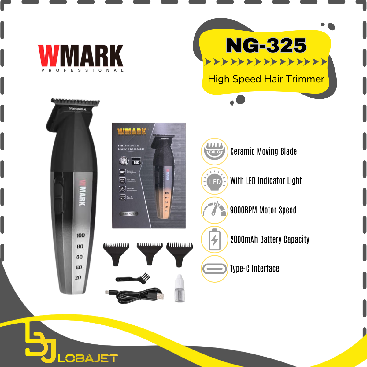 Jual WMARK NG-325 - High Speed Hair Trimmer 9000 RPM 2000mAh
