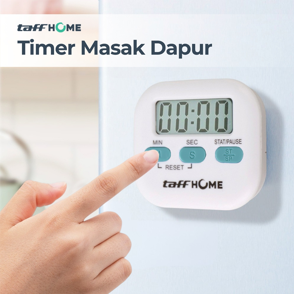 Jual TaffHOME Timer Masak Dapur Digital Magnetic Alarm Kitchen