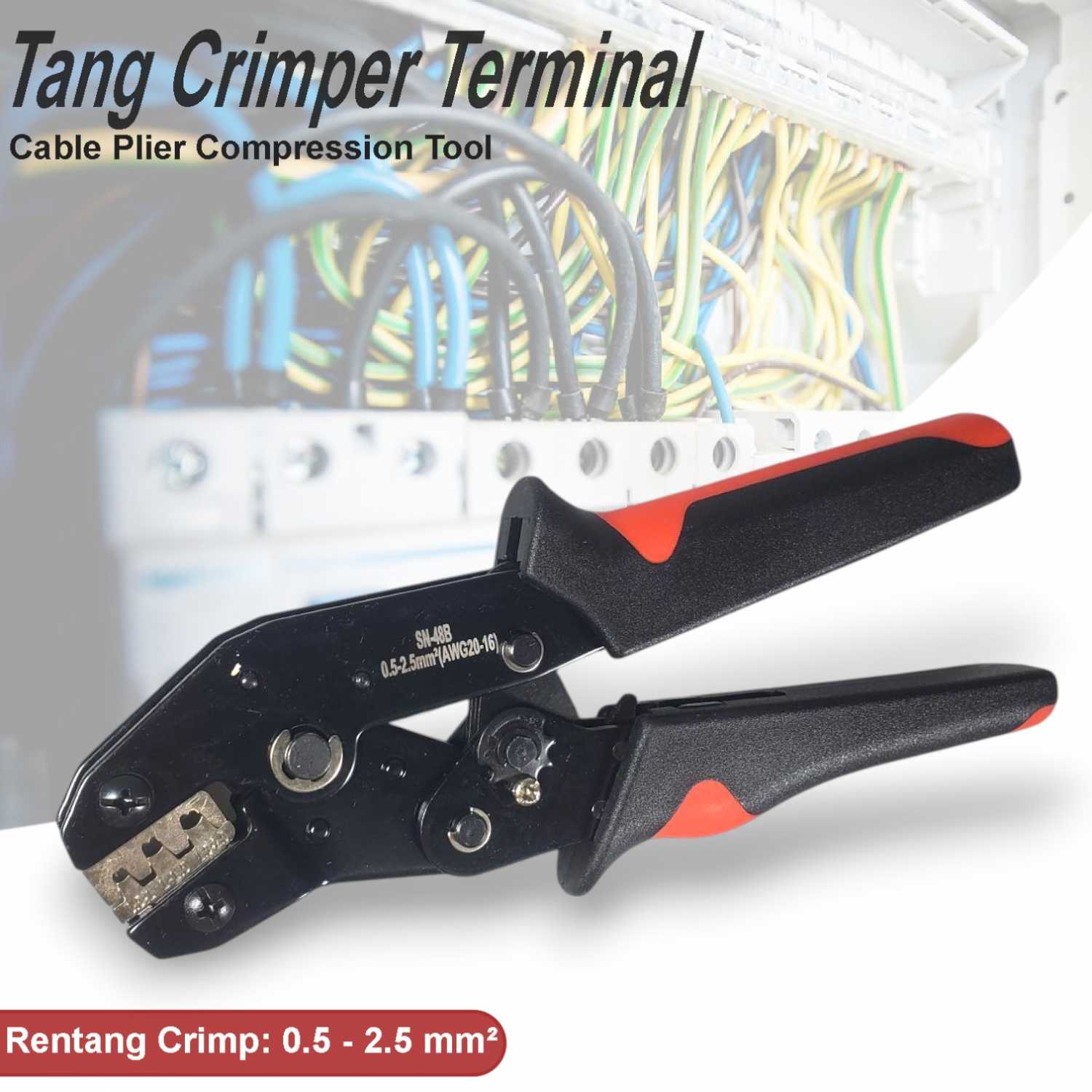 Jual CINLINELE Tang Crimper Terminal Cable Plier Compression