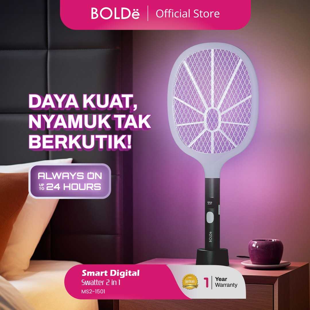 Jual BOLDë Digital Swatter 2 in 1 (Raket Nyamuk & Serangga)