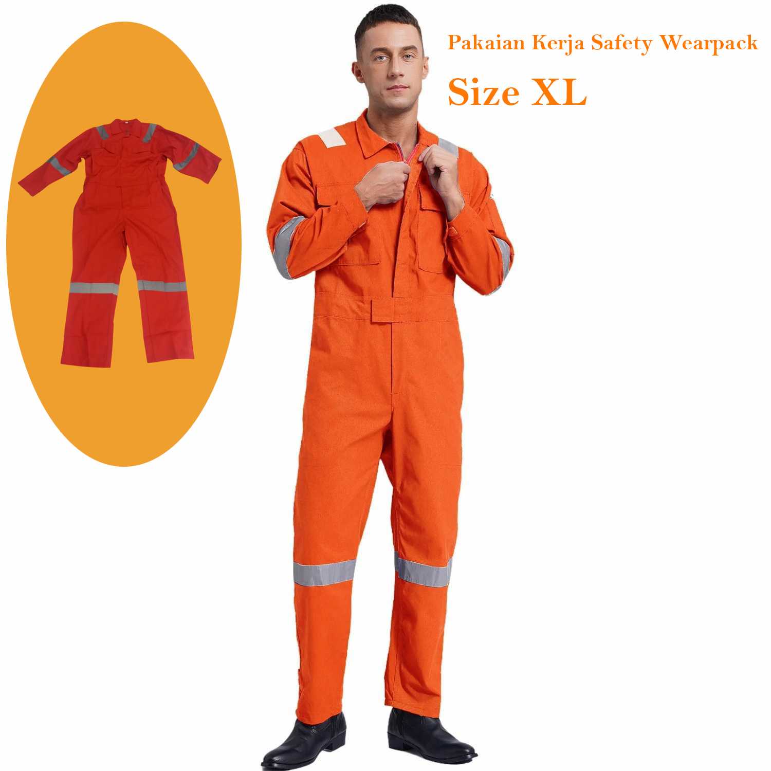 Jual Doomiva Pakaian Kerja Safety Wearpack Coverall Reflective