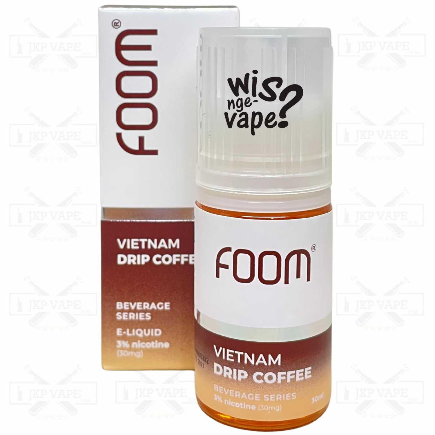 Jual Foom Vietnam Drip Coffee Series 30ml 30mg - Saltnic Liquid