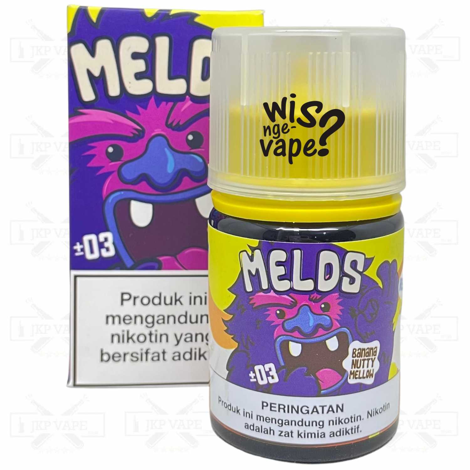 Jual Melds Banana Nutty Mellow 60ml - Freebase Liquid by Union