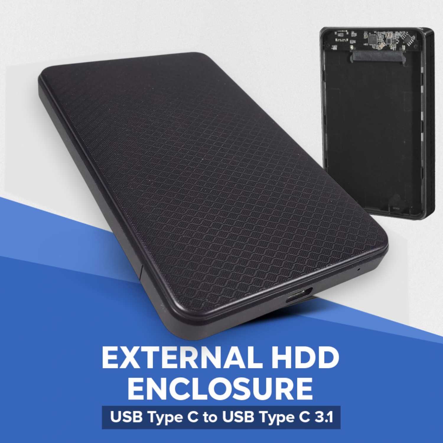 Jual WTZ External HDD SSD Enclosure Case 2.5 Inch USB Type C to
