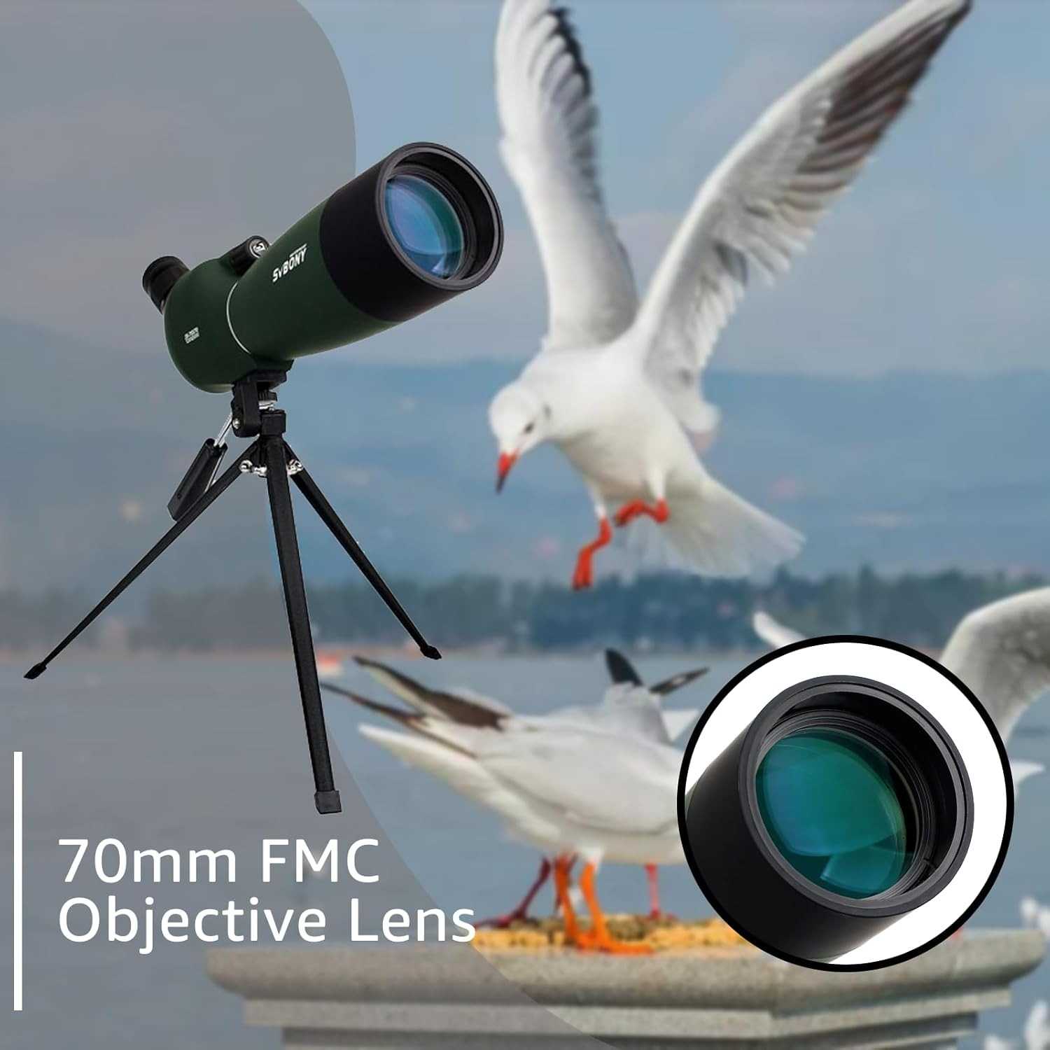 Jual SVBONY Teleskop Spotting Scope Birding Photography 25-75X