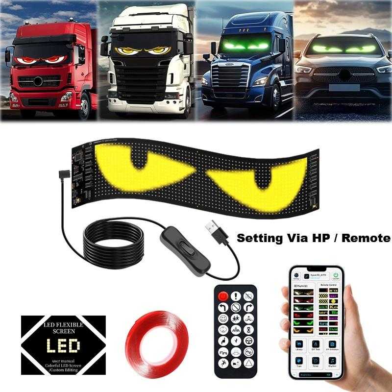 Jual LED Flexible Portable Screen Matrix Running Text Animasi
