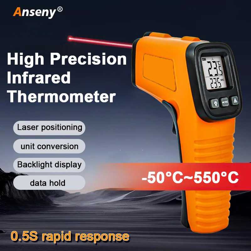 Jual Anseny Termometer Industrial Digital Thermogun Infrared