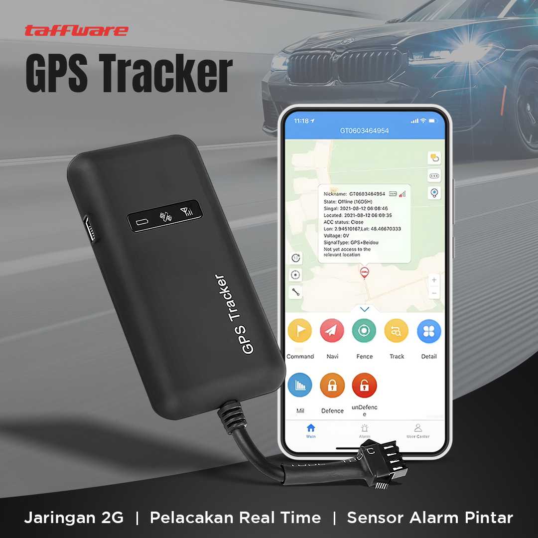 Jual Taffware LOCATREX Alat Pelacak Mobil Motor GPS Tracker