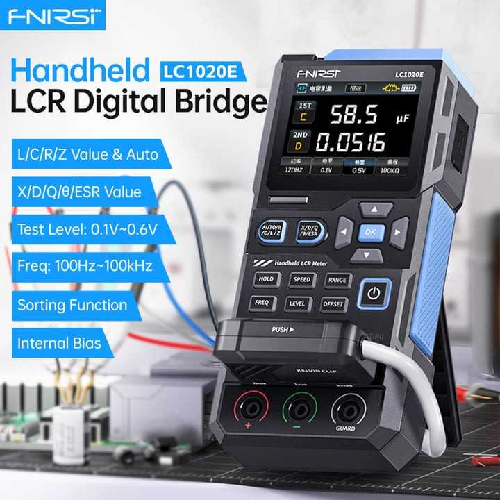 Jual FNIRSI LCR ESR Digital Bridge Tester Transistor Inductance