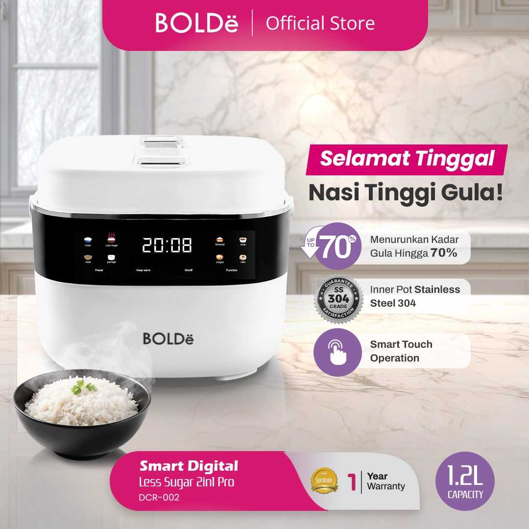 Jual BOLDe Smart Digital Less Sugar 2in1 Pro | Jakmall.com