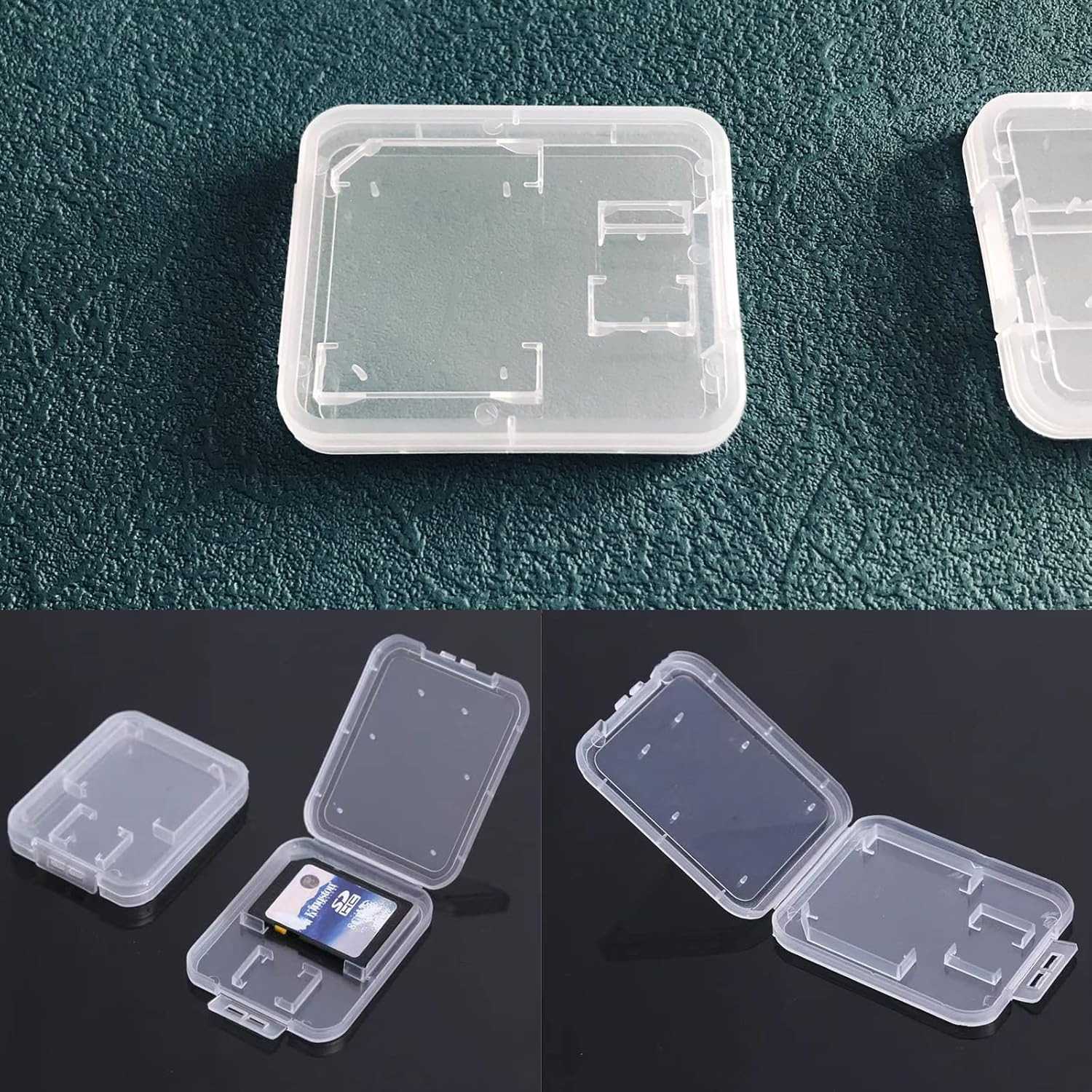 Jual Kotak Plastik Penyimpan Micro SD SDHC Card 2 Slot Memory