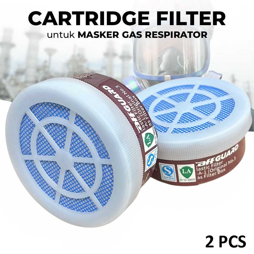 Jual TaffGUARD Cartridge Filter Masker Gas Respirator Organik 2
