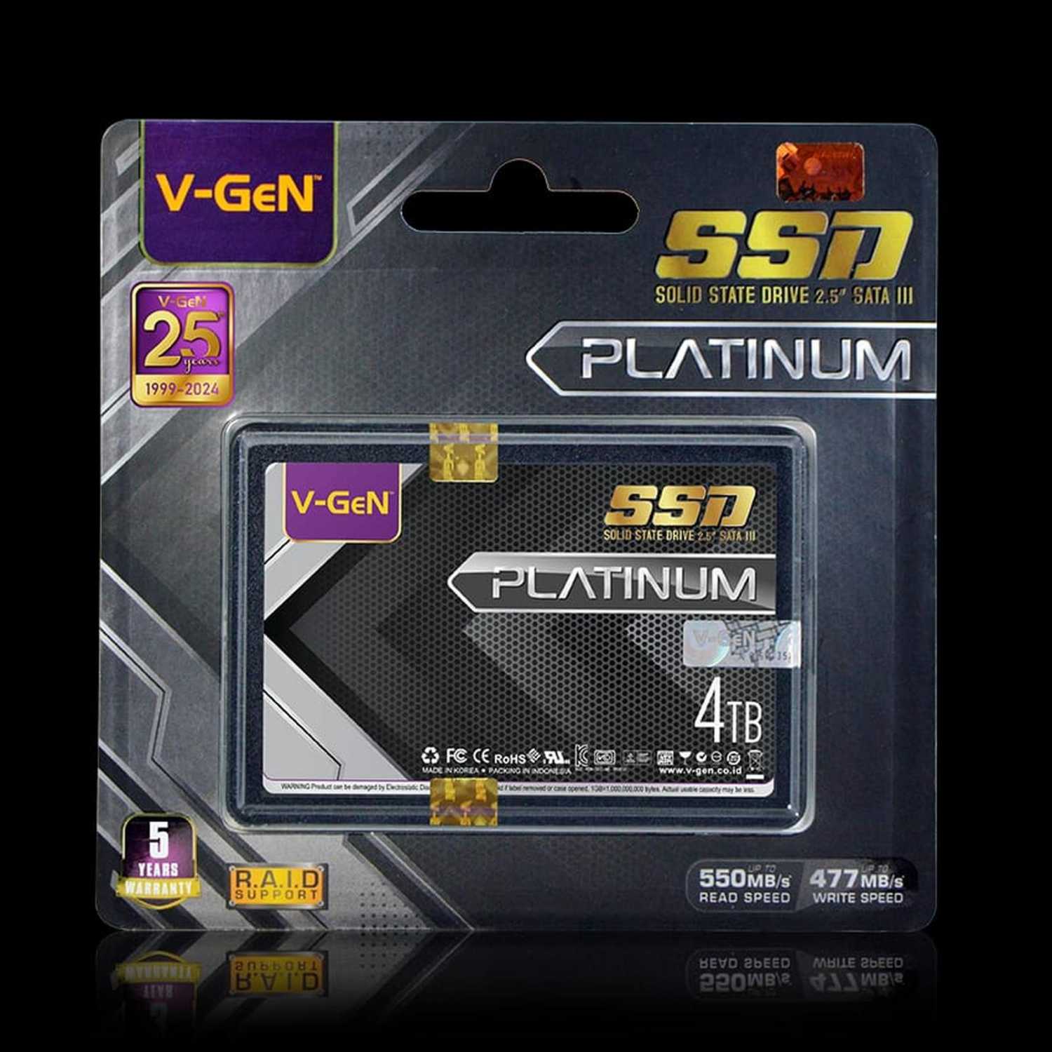 Jual SSD Solid State Drive V-GeN PLATINUM 4TB SATA 3 SSD SATA III