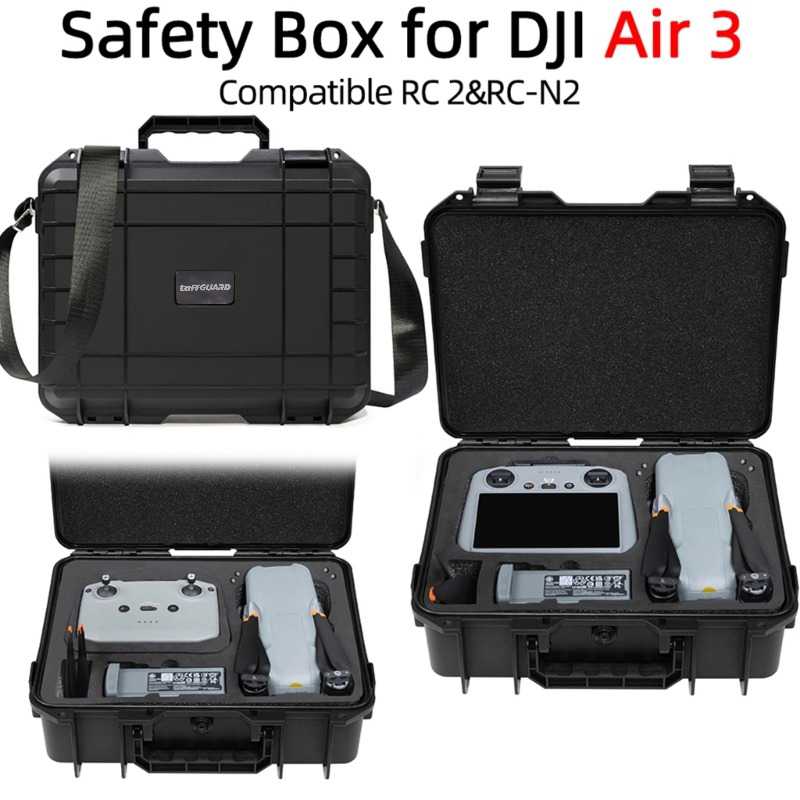 Jual TaffGUARD Tas Drone DJI Air 3/3S Hard Case Waterproof with