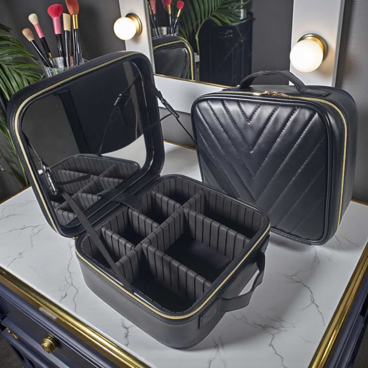 Jual SNU Tas Organizer Make Up Kosmetik Multifungsi with Mirror