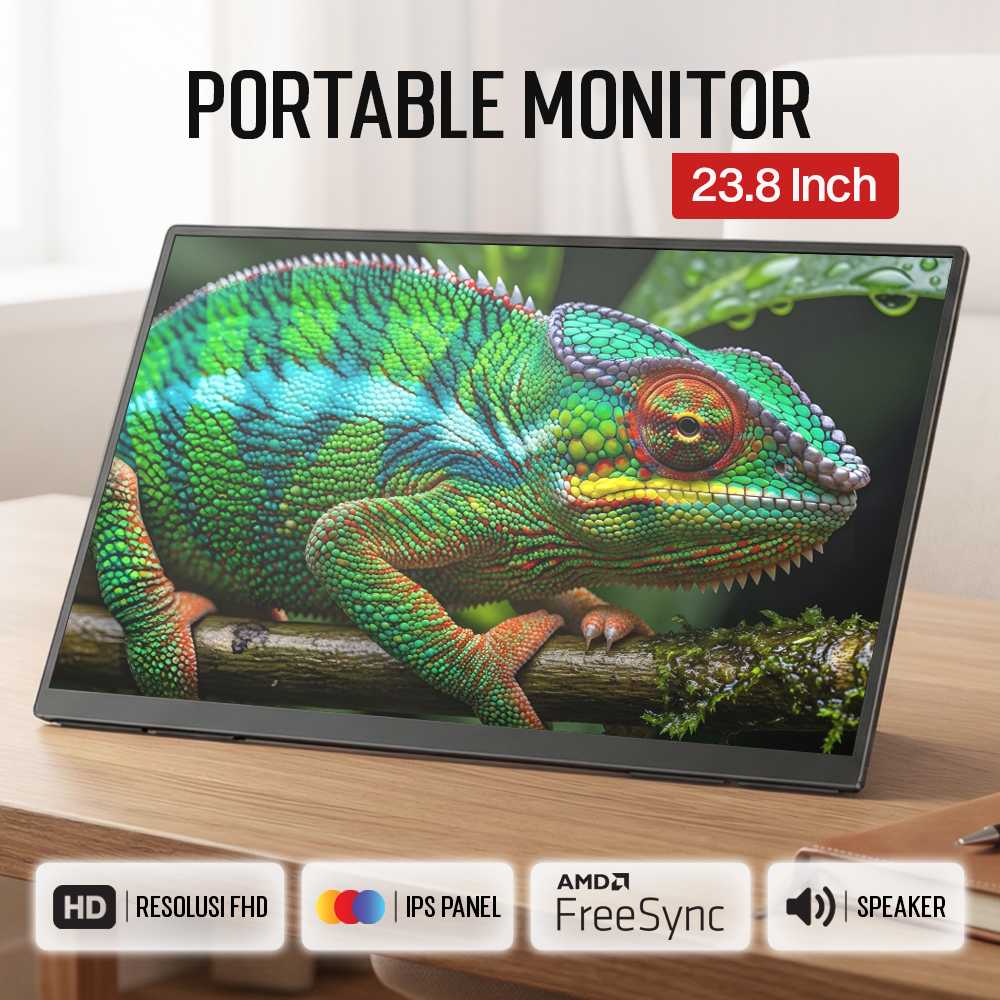 Jual UPERFECT Portable Monitor FHD BOE Display 23.8 Inch 1080p