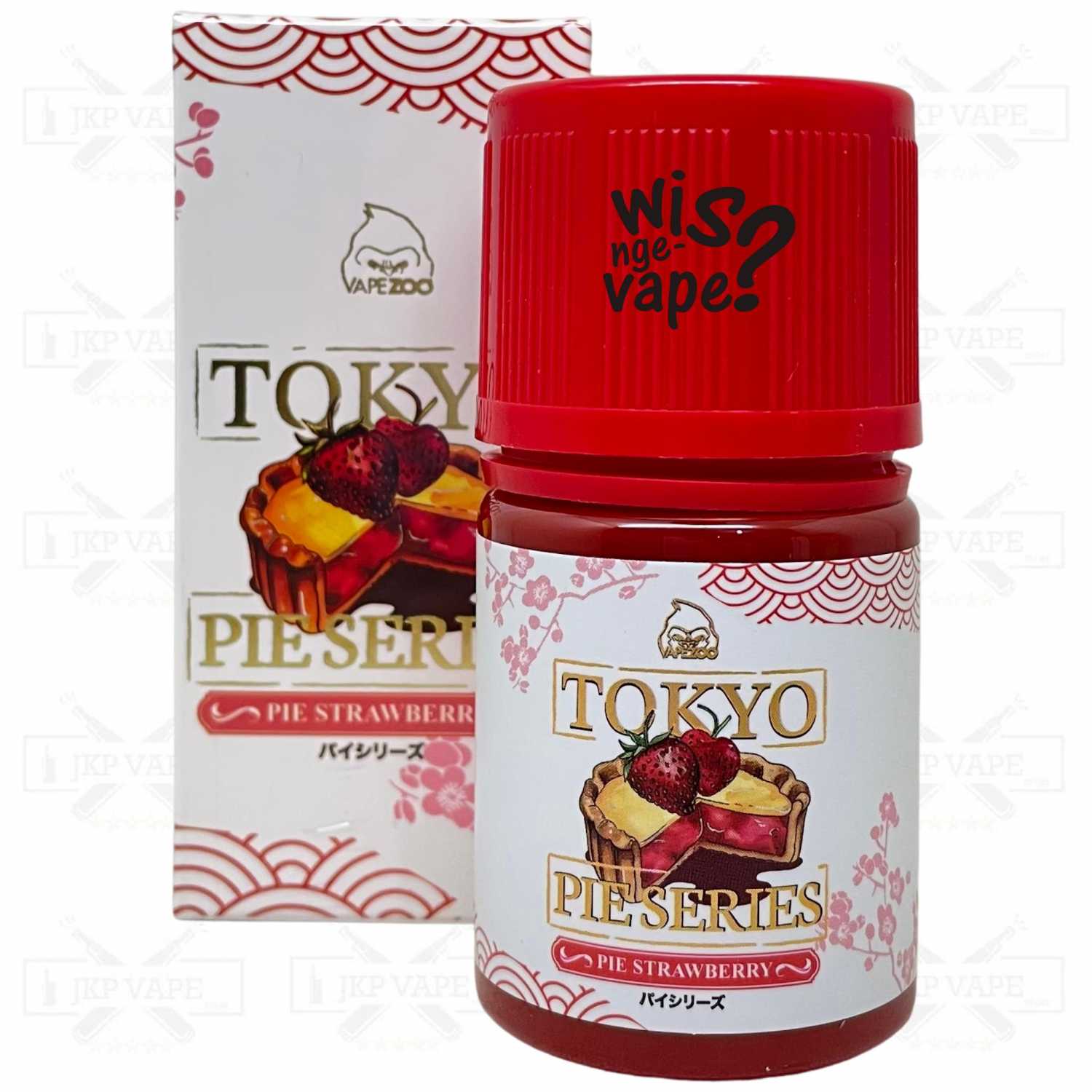 Jual Tokyo Strawberry Pie 60ml - Freebase Liquid by VapeZoo