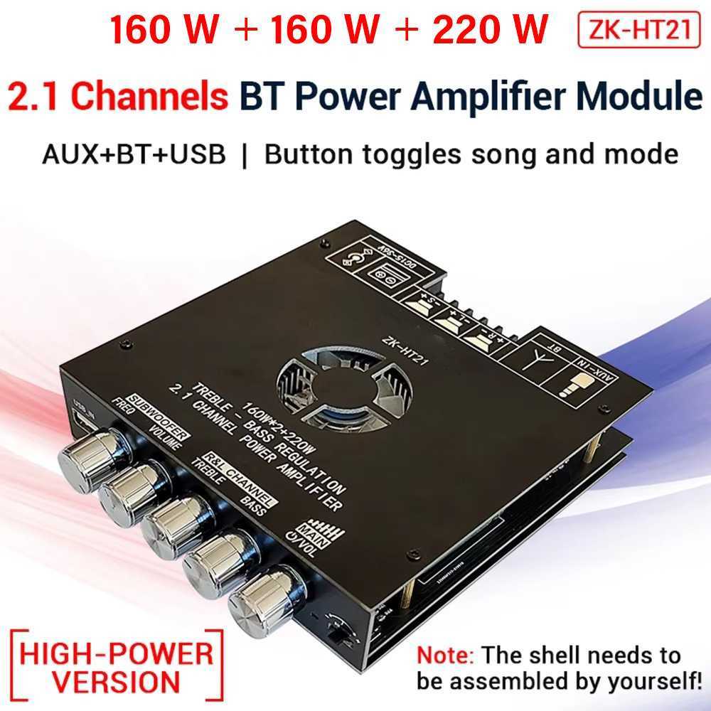 Jual TKXEC Amplifier Board Audio Bluetooth USB 2.1 Channel DIY