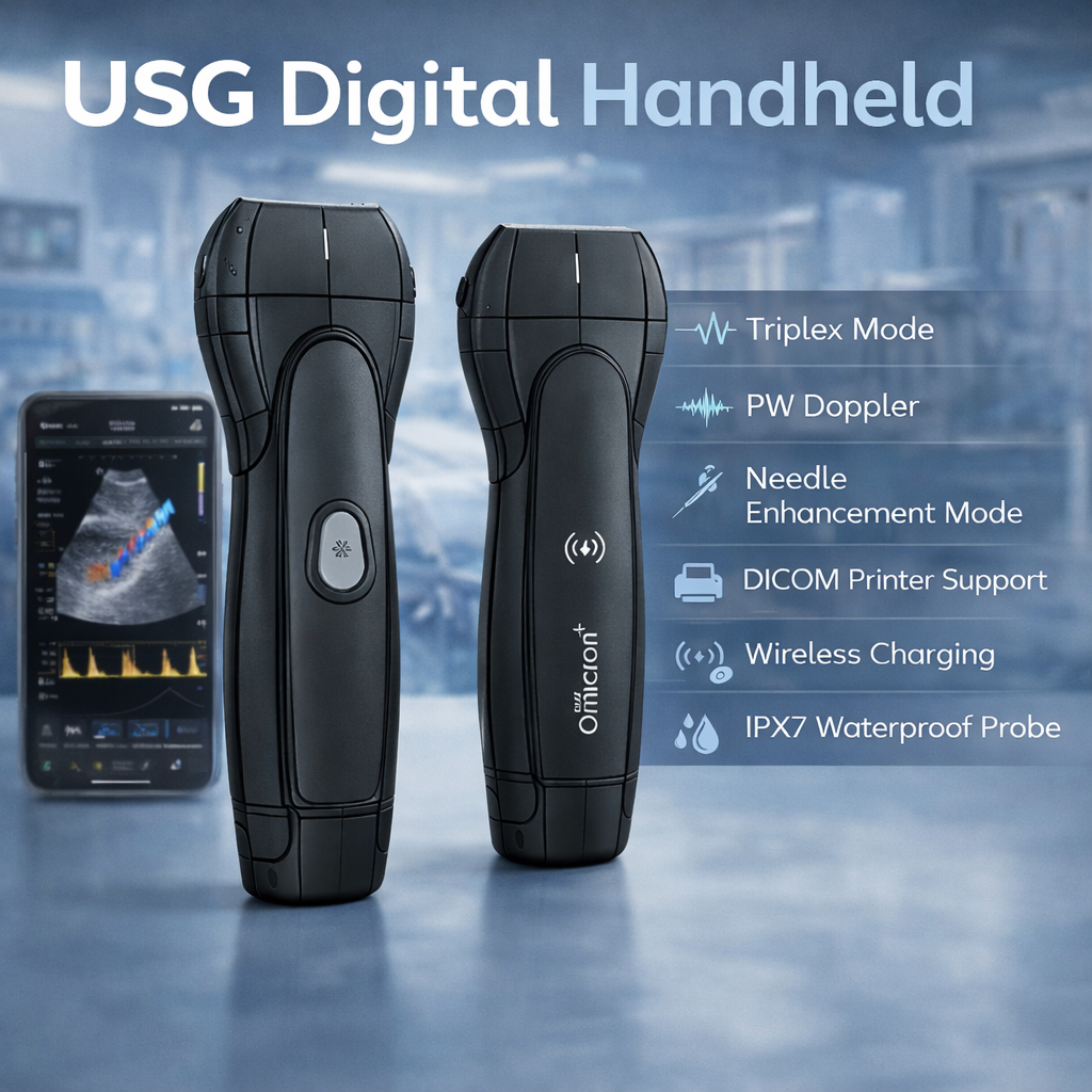Jual TaffOmicron USG Probe 2D Handheld Ultrasound Bluetooth