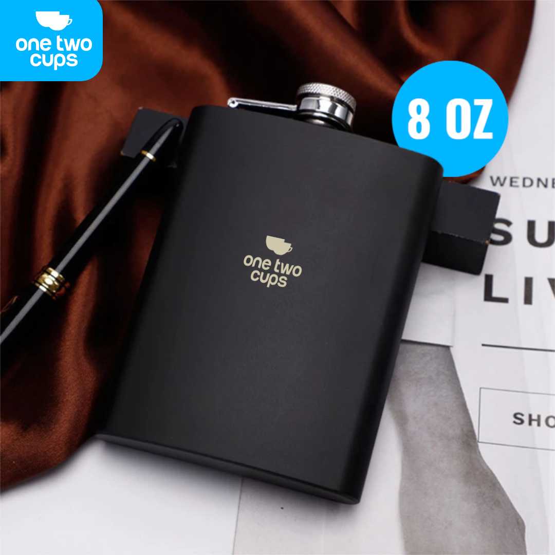 Jual One Two Cups Botol Hip Flask Wine Whiskey Stainless Steel