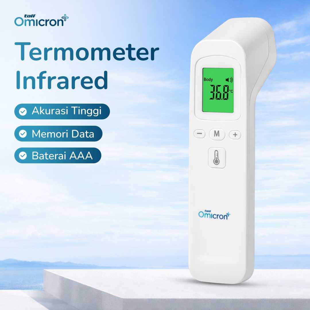Jual TaffOmicron Termometer Suhu Badan Digital Thermogun | Jakmall.com