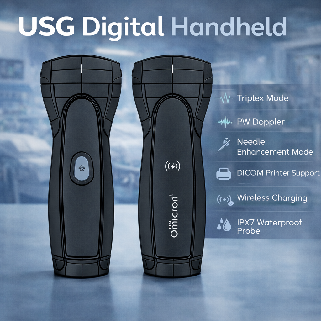 Jual TaffOmicron USG Probe 2D Handheld Ultrasound Bluetooth
