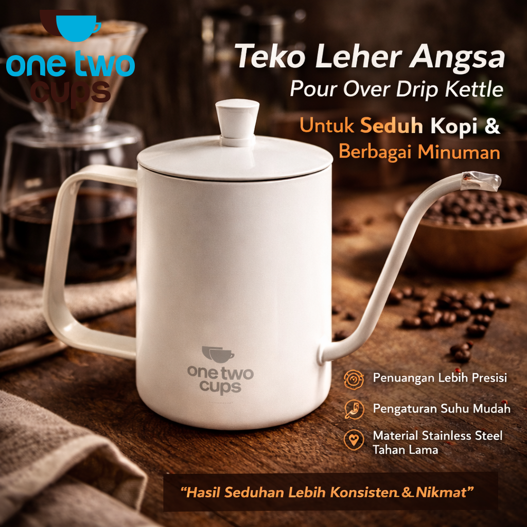 Jual One Two Cups Teko Kopi Leher Angsa Gooseneck Pour Over