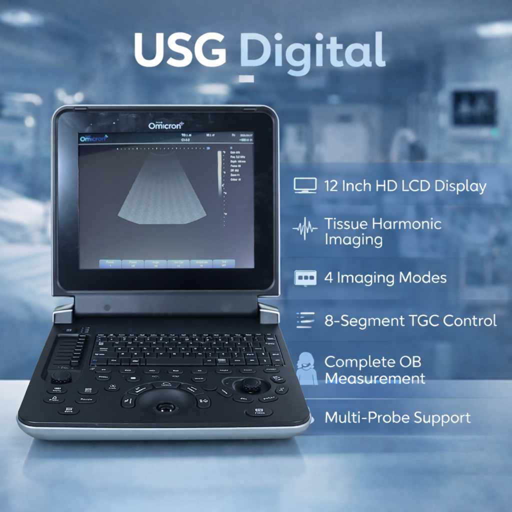 Jual TaffOmicron Mesin USG Digital 2D Portable Ultrasound