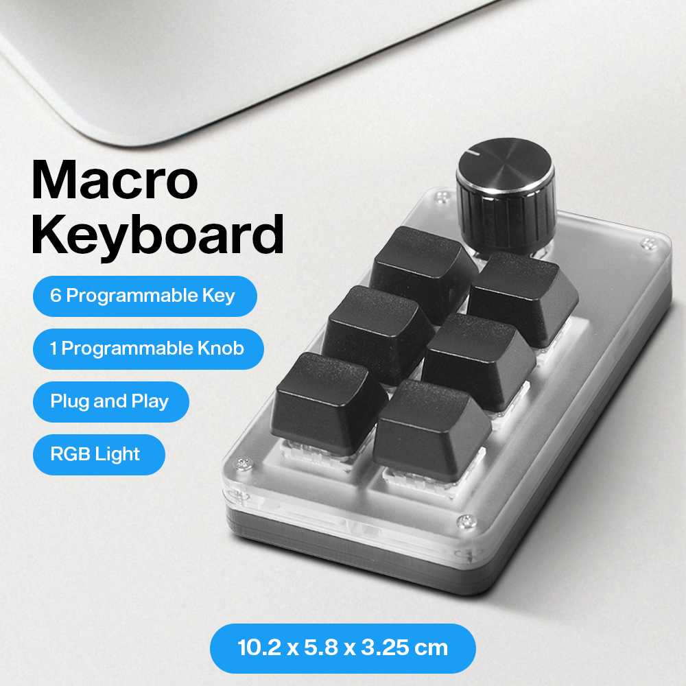 Jual VODOOL Macro Keyboard Macropad Wired USB Mechanical Gaming
