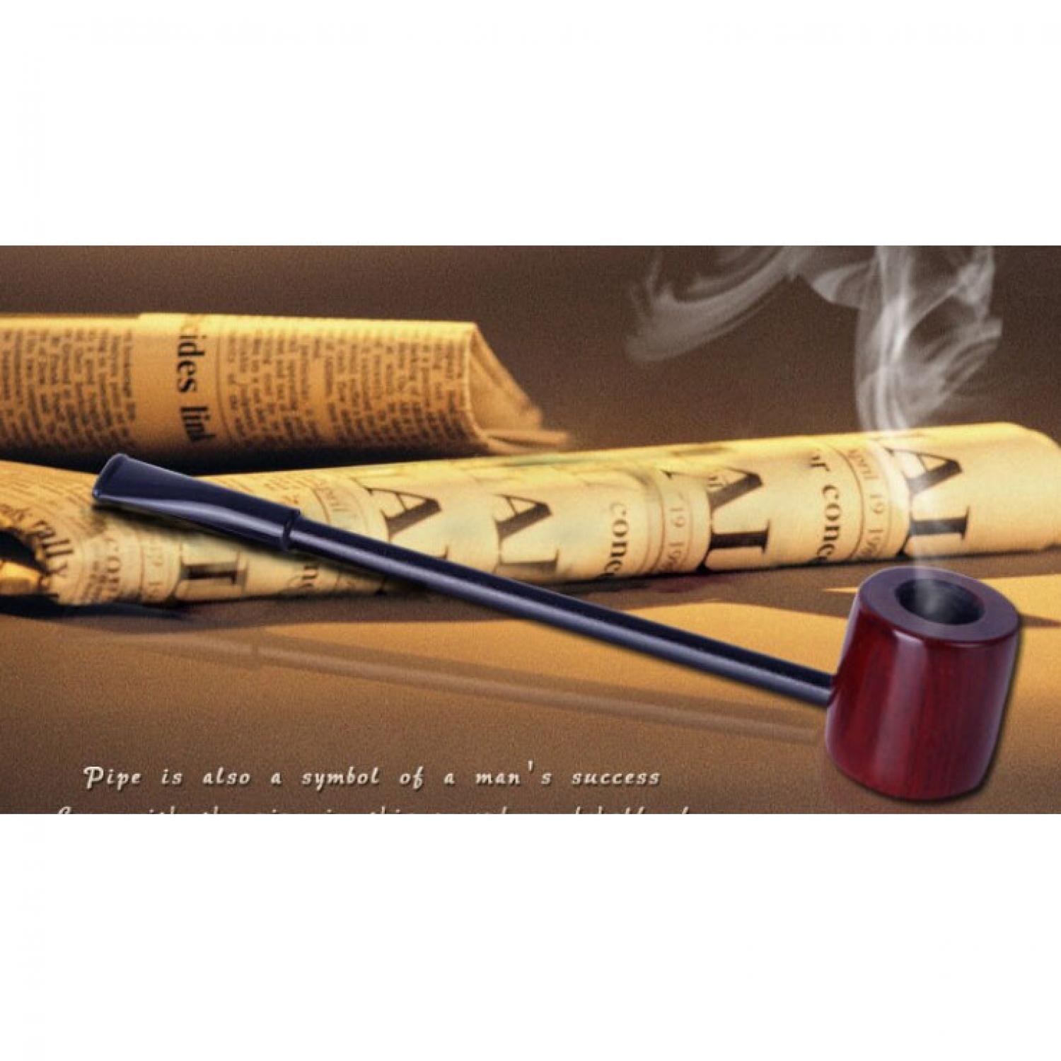 Jual Popeye Pipa Rokok Flat Smoking Pipes Mahogany Wood - WD-051