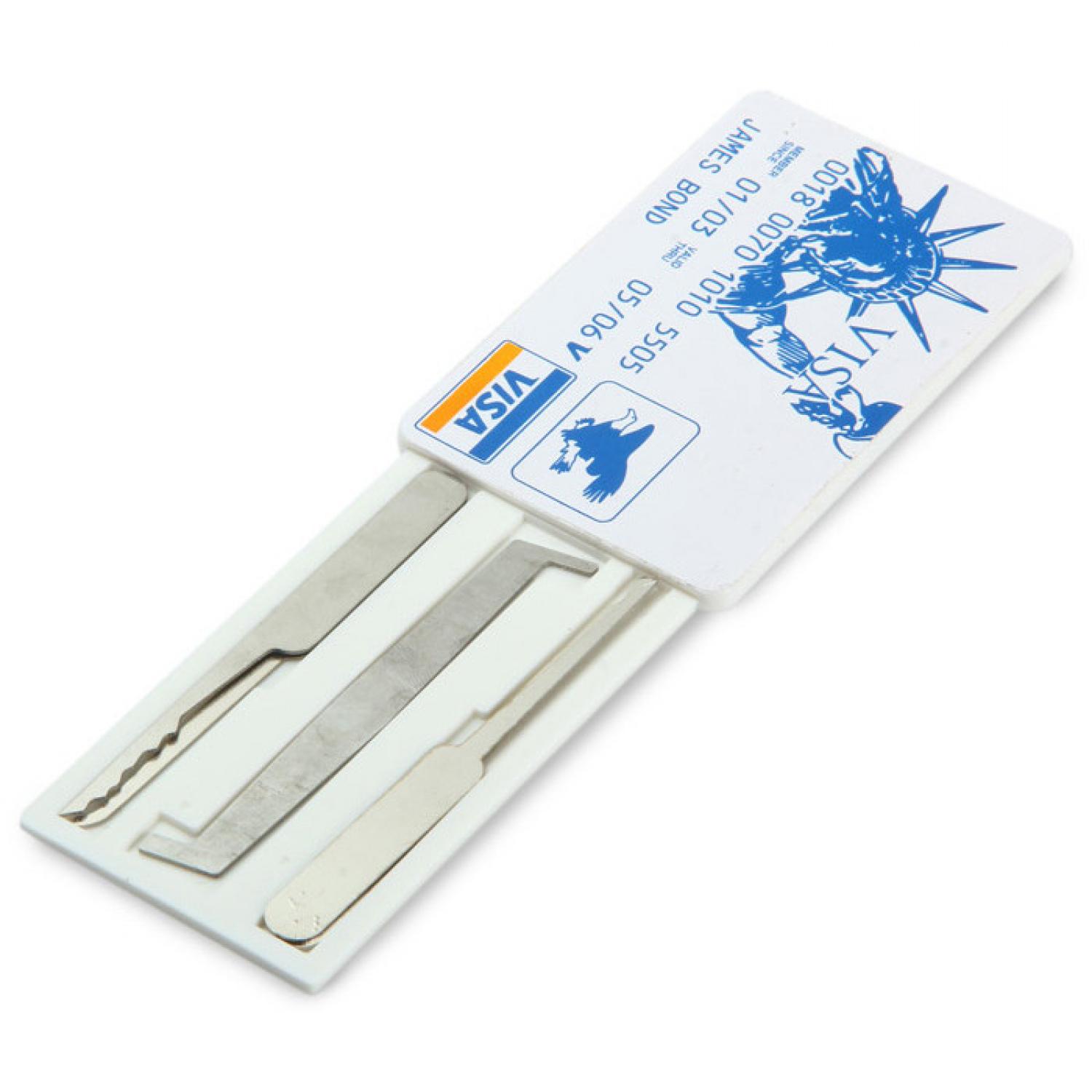 Jual Set Pembuka Gembok Credit Card Lock Pick Set | Jakmall.com